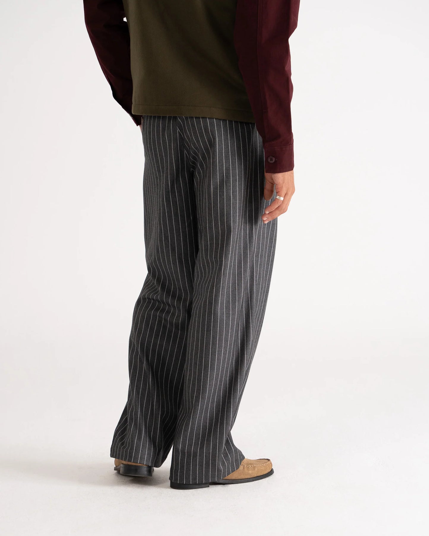 Pinstripe pleated pants – My Store