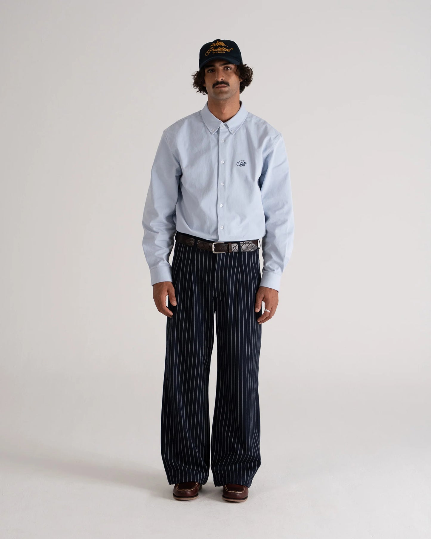Pinstripe pleated pants – My Store
